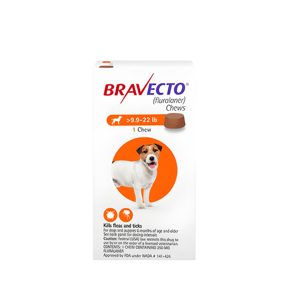 Bravecto Chewable Tablet For Small Dogs (4.5 - 10 Kg) X 1 Tablet ...